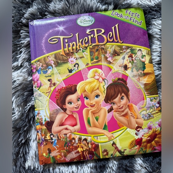 Disney | Other | Disney Tinker Bell Fairies Book First Look And Find ...